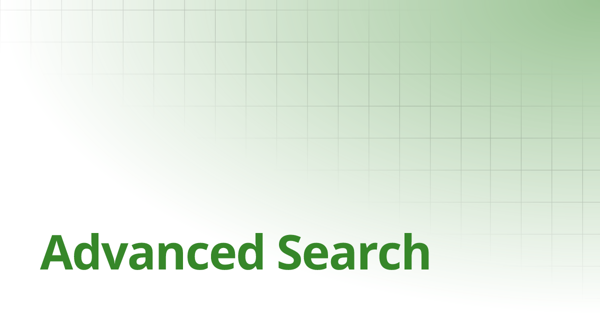 Advanced Search | CABI Digital Library Search Guide