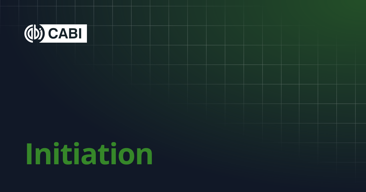 Initiation | Pest Risk Analysis Tool Help